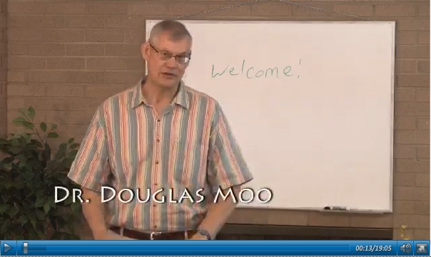 Étudier l'épître aux Romains avec Douglas Moo en 53 vidéos